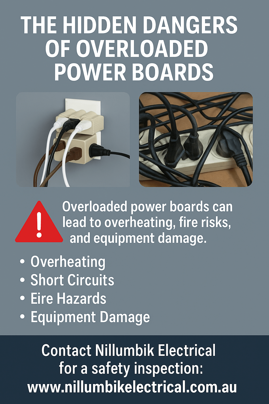 Overloaded Power Boards: Fire Risk & Safety | Nillumbik Electrical